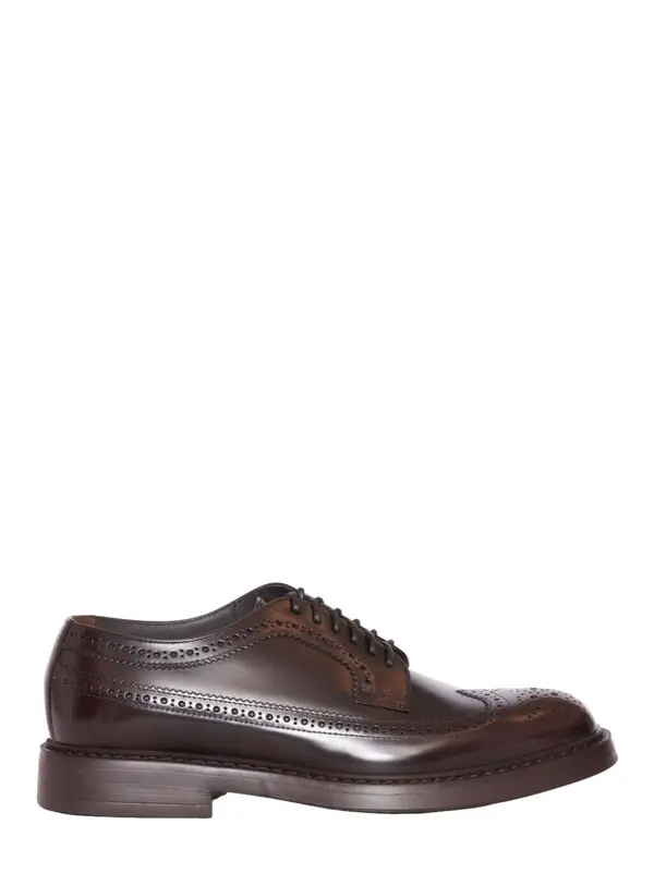 DOUCAL'S Lace-up Derby Shoes - Brown