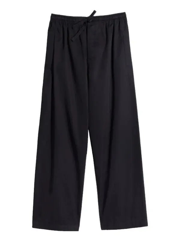LEMAIRE Relaxed Fit Pyjama Pants - Black