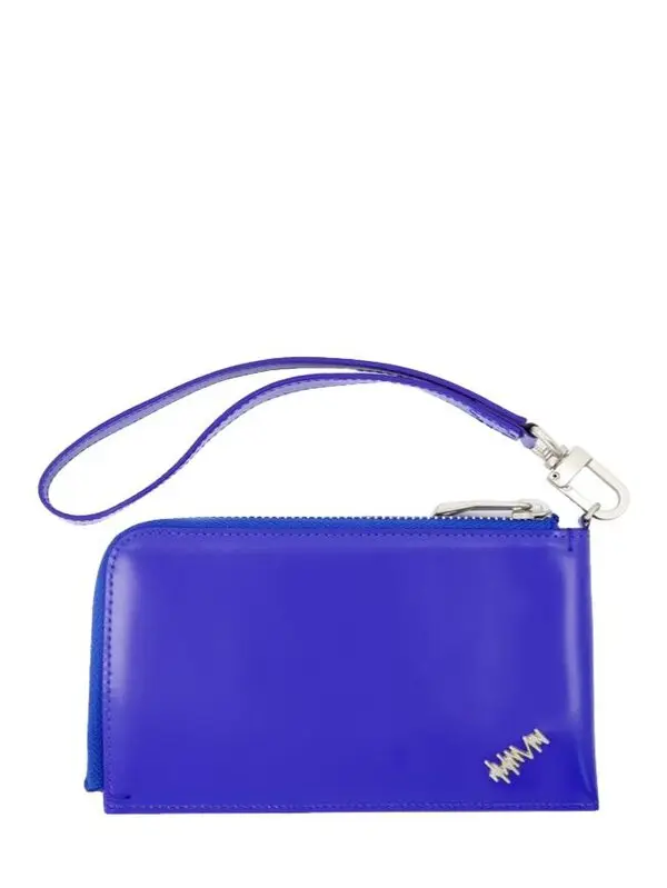 ADER ERROR Zip Wrist Pouch With Logo Detail - Blue
