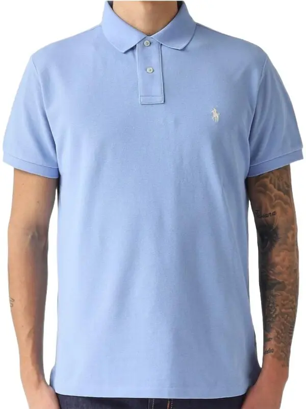 Polo Ralph Lauren Two-button Short-sleeve Polo Shirt - Blue