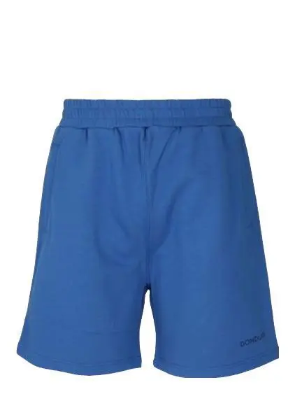 DONDUP Elastic Waist Straight Leg Shorts - Blue