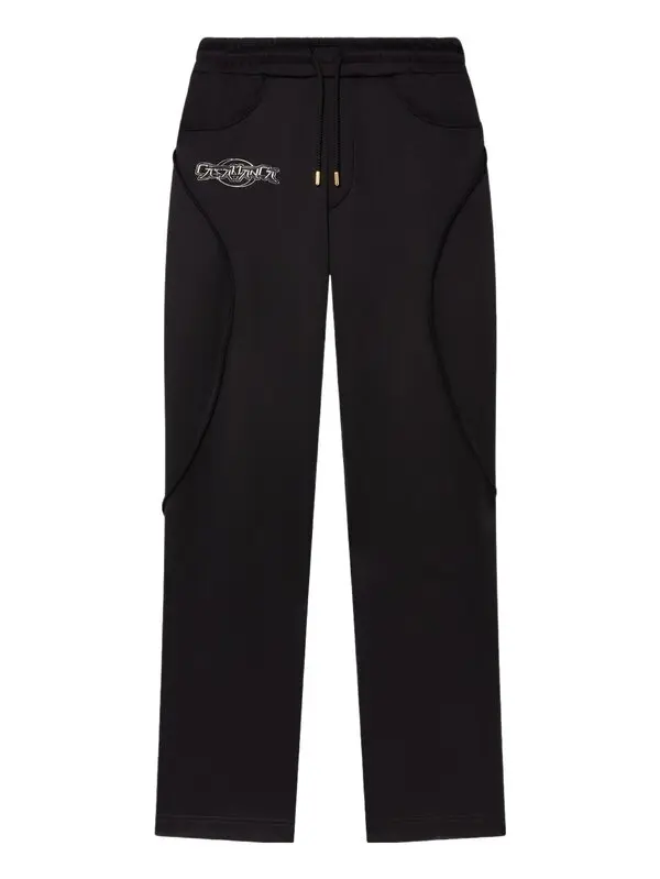 Casablanca Oversized Panelled Sweatpants - Black