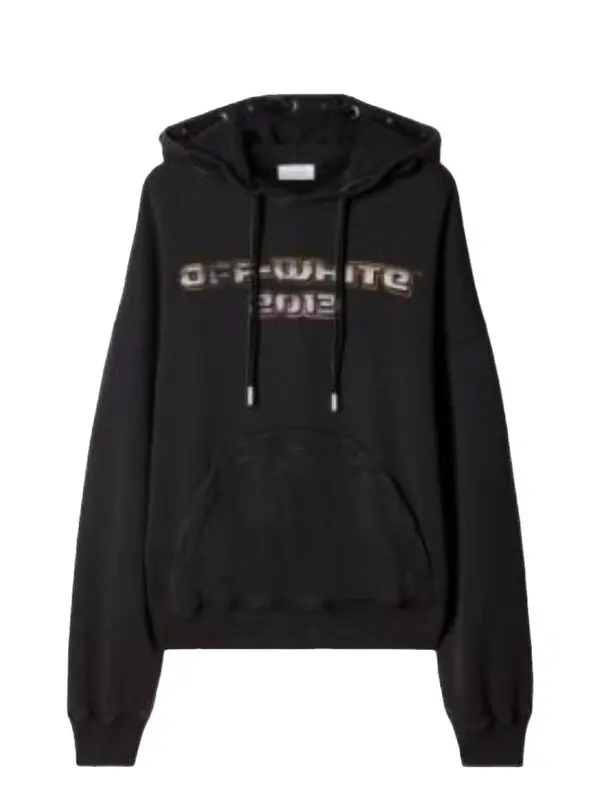Off-White Digit Bacchus Drawstring Hoodie - Black