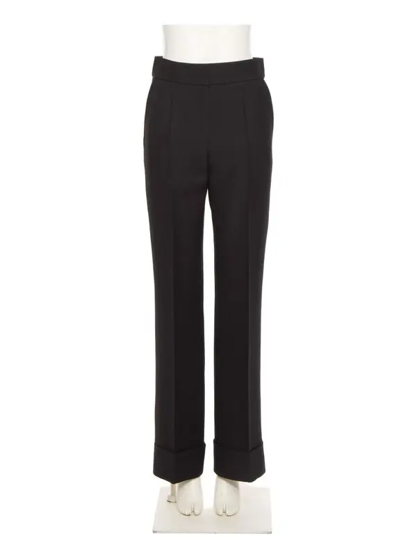 Valentino Garavani Straight Leg Tailored Pants - Black