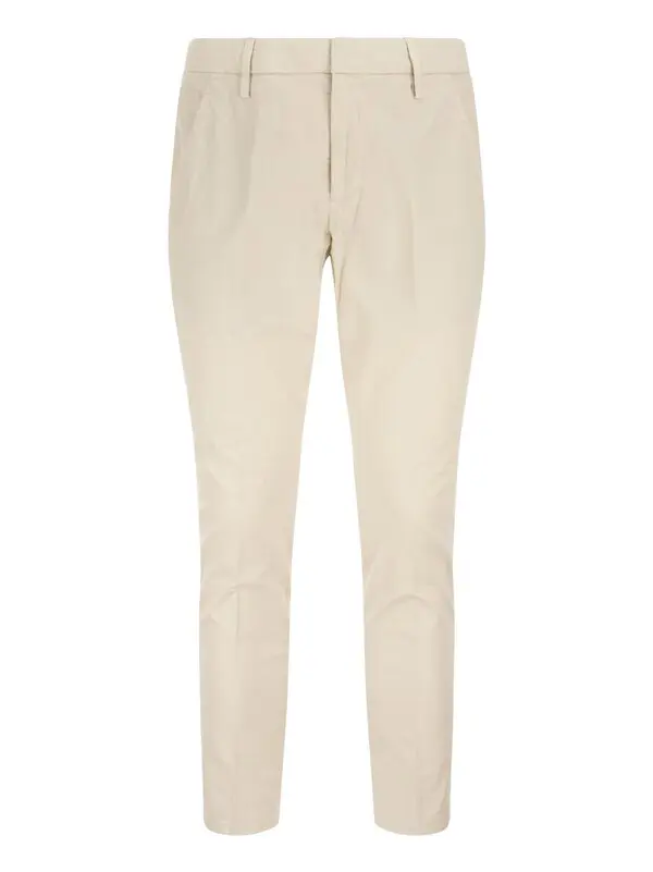 DONDUP Slim Fit Ankle Length Pants - Nude