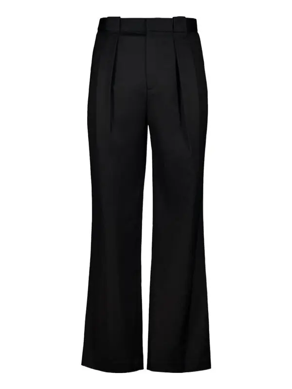 Casablanca Pleated Tailored Trousers - Black