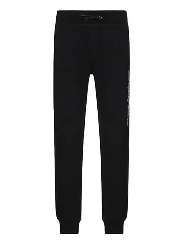 Emporio Armani Logo Details Sweatpants - Black