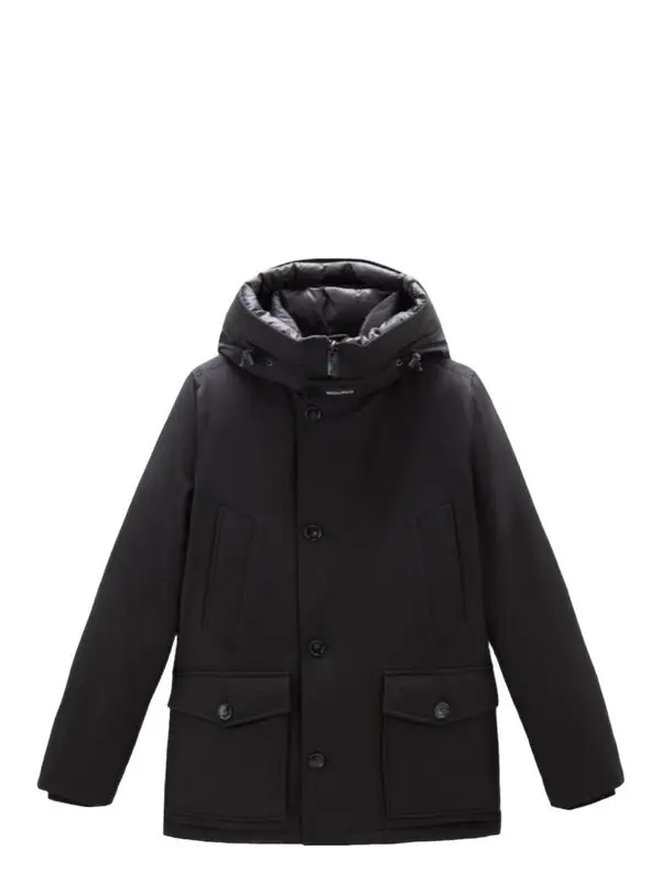 Woolrich Arctic Button-up Padded Jacket - Black