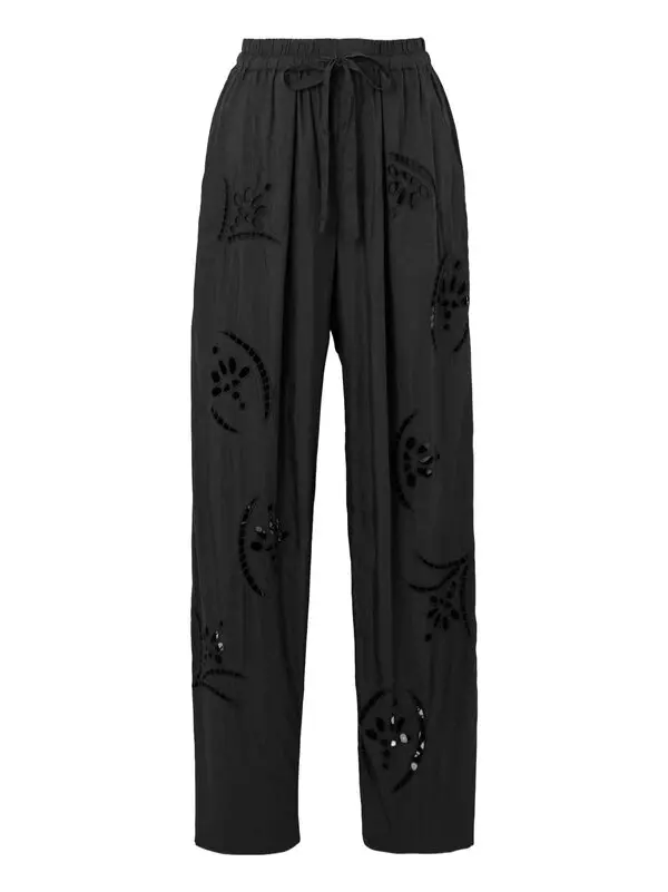 Isabel Marant Étoile Hectorina Tapered-leg Trousers - Black