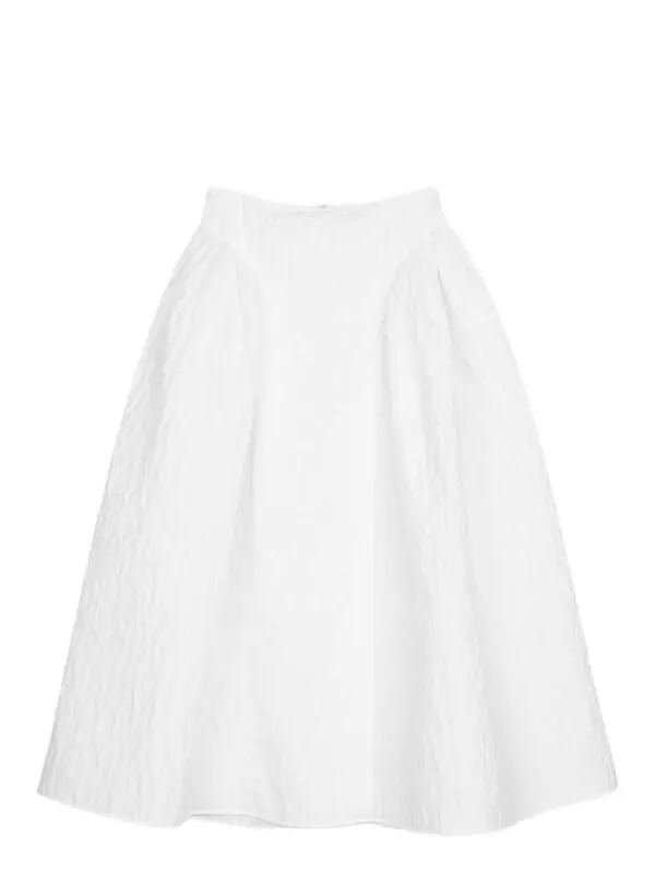 Cecilie Bahnsen Circle Skirt - White