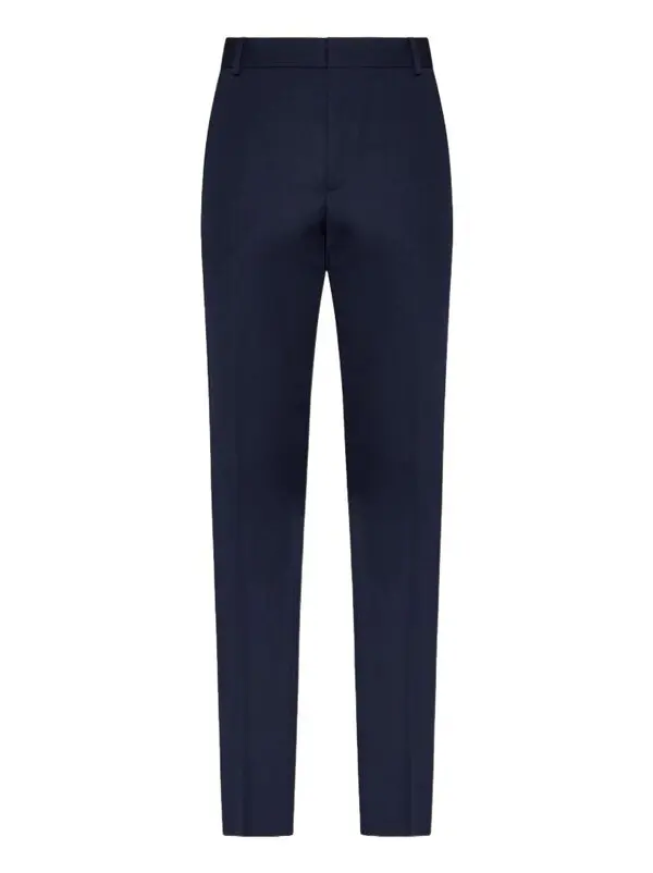 Alexander McQueen Tailored Straight Leg Trousers - Black