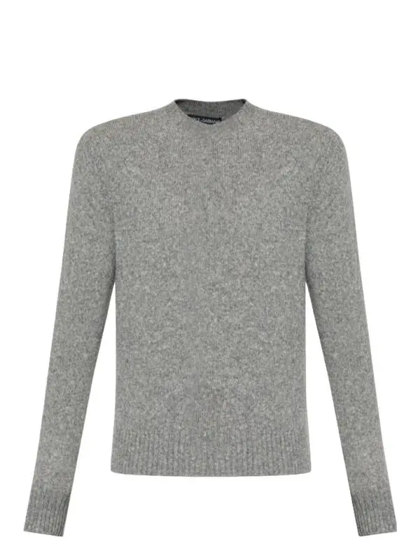 Dolce & Gabbana Crewneck Knitted Jumper - Grey