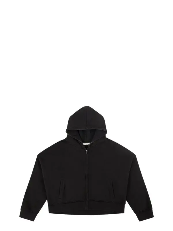 ENTIRE STUDIOS Zip-up Hooded Sweatshirt - Black