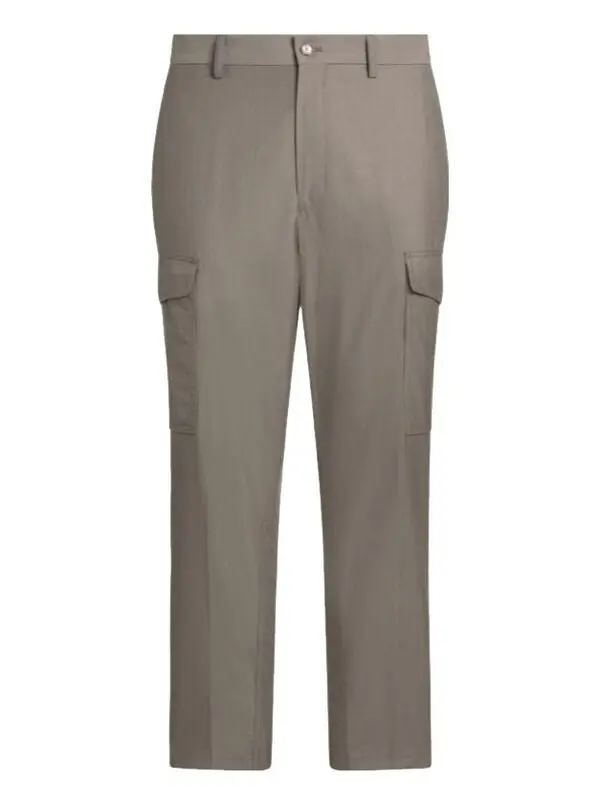 Etro Logo-patch Cargo Trousers - Grey