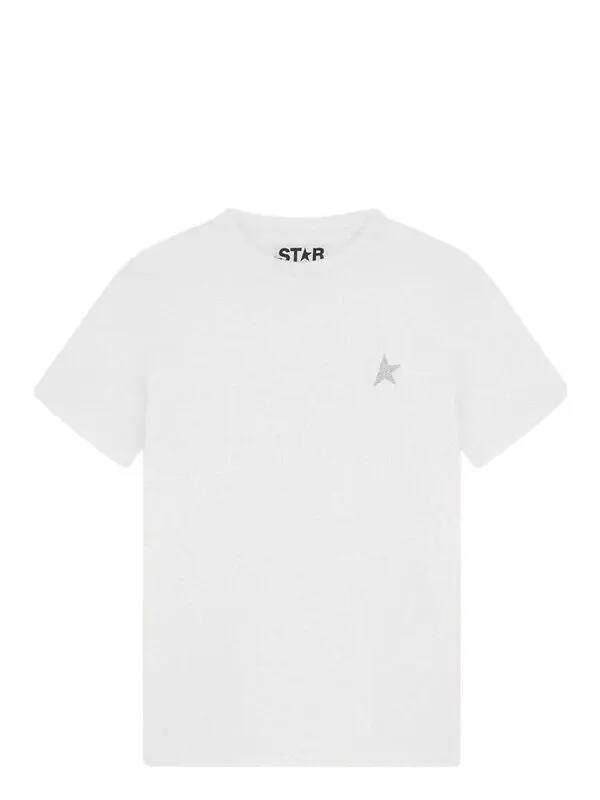 GOLDEN GOOSE Crewneck T-shirt With Logo Patch - No