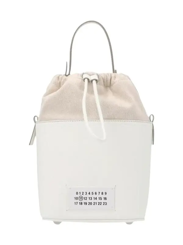 MAISON MARGIELA 5ac Bucket Bag - White