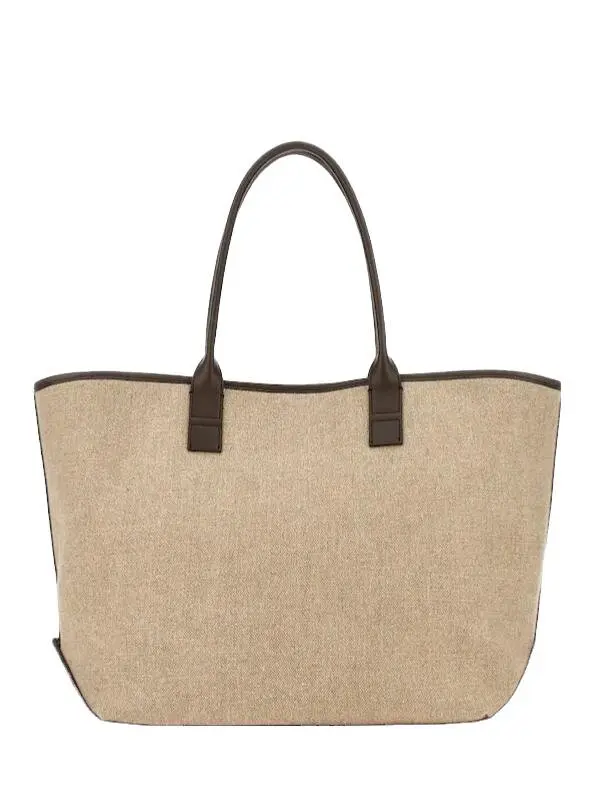 Hogan Medium Shopping Bag - Brown Ivory