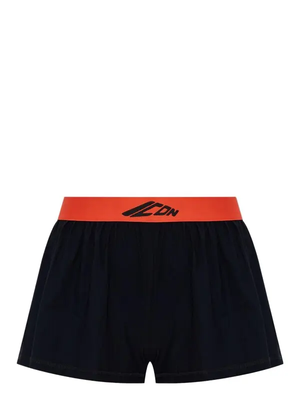 Dsquared2 Elastic Waist Shorts - Black