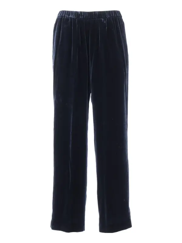 Aspesi Elastic Waist Velour Pants - Black