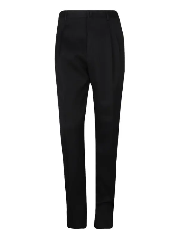LANVIN Tailored Straight Leg Trousers - Black