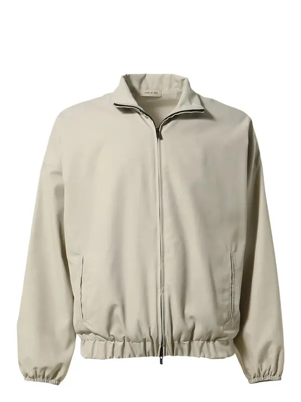 Fear Of God High Collar Zip-up Jacket - Nude