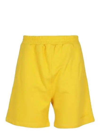 DONDUP Elasticated Waist Straight Leg Shorts - Yellow