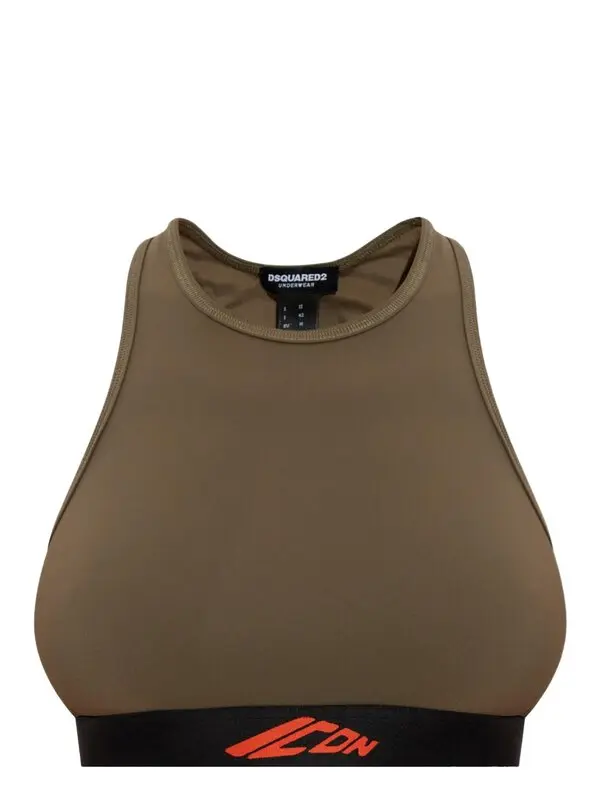 Dsquared2 Sleeveless Racerback Top - Green