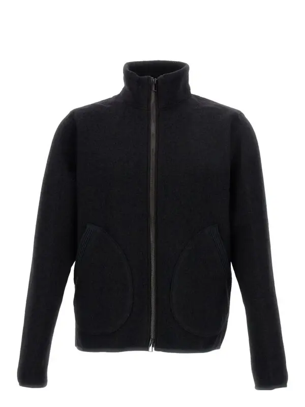 Paul Smith Long-sleeved Zip-up Jacket - Black