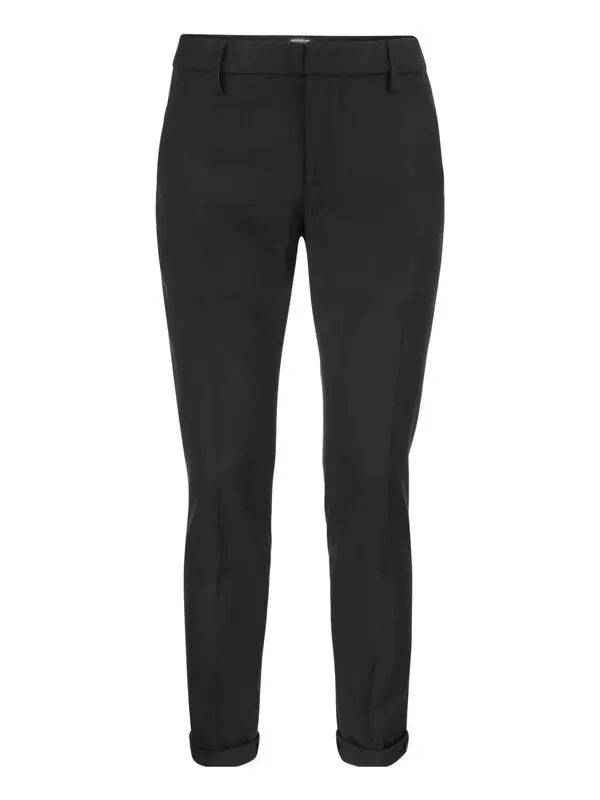 DONDUP Gaubert Slim Fit Trousers - Black