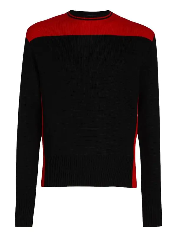 FERRAGAMO Long-sleeved Sweater - Black