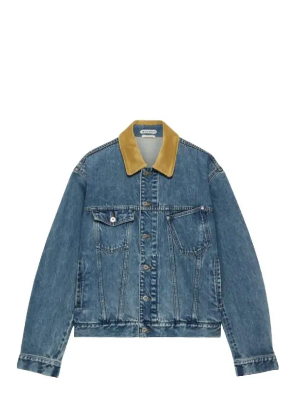 J.W.ANDERSON Corduroy Collar Denim Jacket - Zhonglan