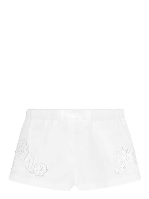 Versace Embroidered Boxer Shorts - White