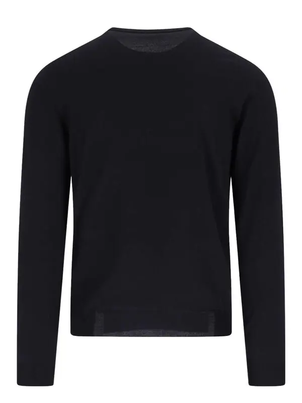 ZANONE Crewneck Long-sleeved Jumper - Blue