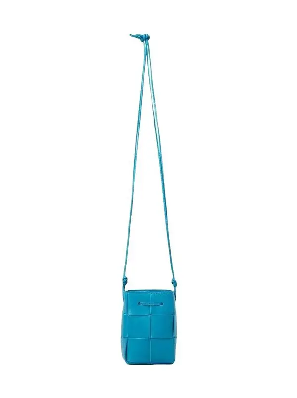 Bottega Veneta Mini Cassette Bucket Bag - Blue
