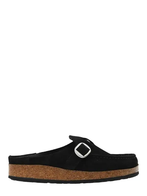 BIRKENSTOCK Closed-toe Suede Mules - Black