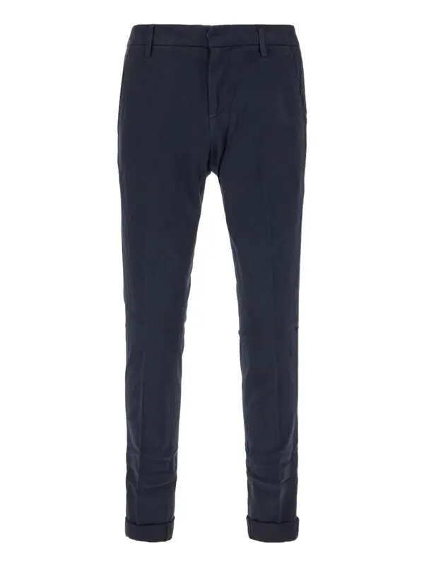 DONDUP Slim-cut Trousers - Black