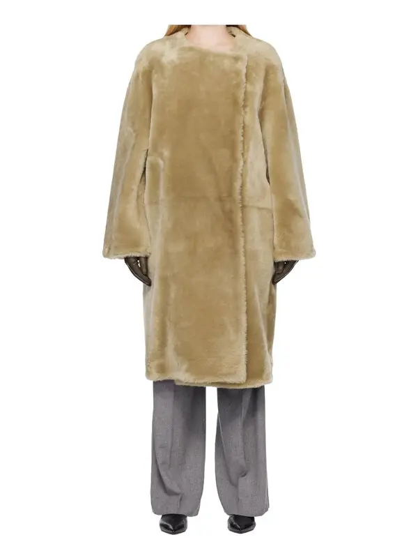 TOTEME Collarless Coat - Multicolor