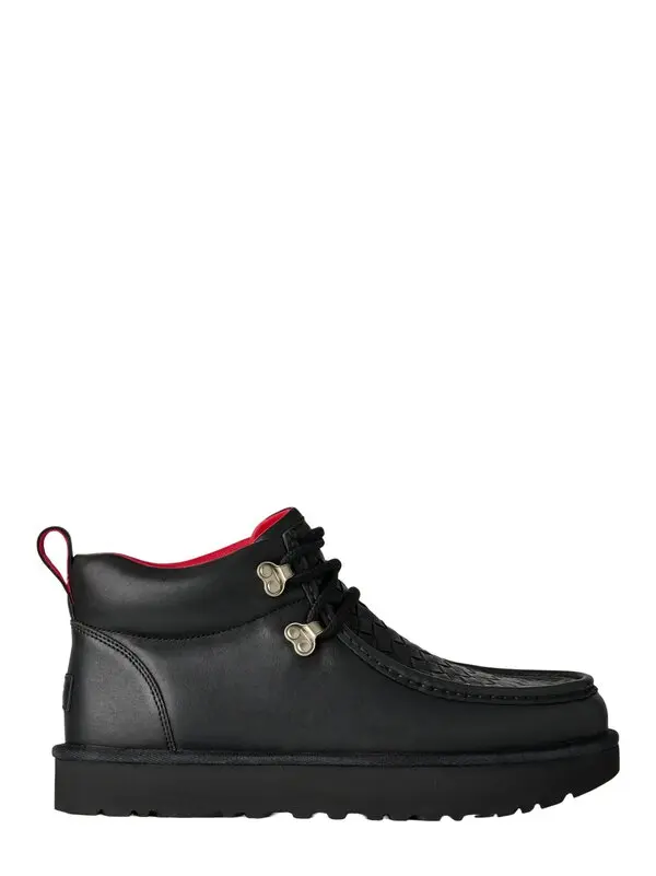 UGG Woven Lace-up Trainers - Black