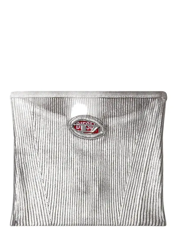 DIESEL® Strapless Cropped Top With Logo Detail - White