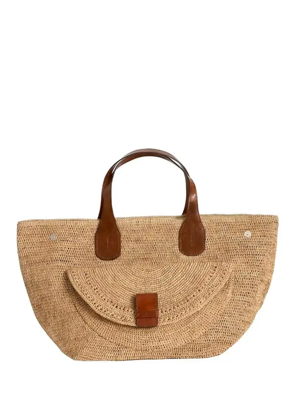 IBELIV Laza Ii Woven Tote Bag - Tea