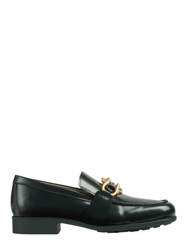 Bottega Veneta Square Toe Loafers - Black
