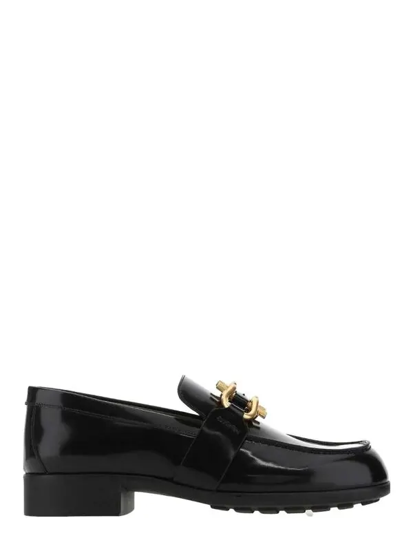 Bottega Veneta Square Toe Loafers - Black