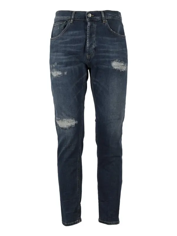 DONDUP Five-pocket Denim Trousers - Black