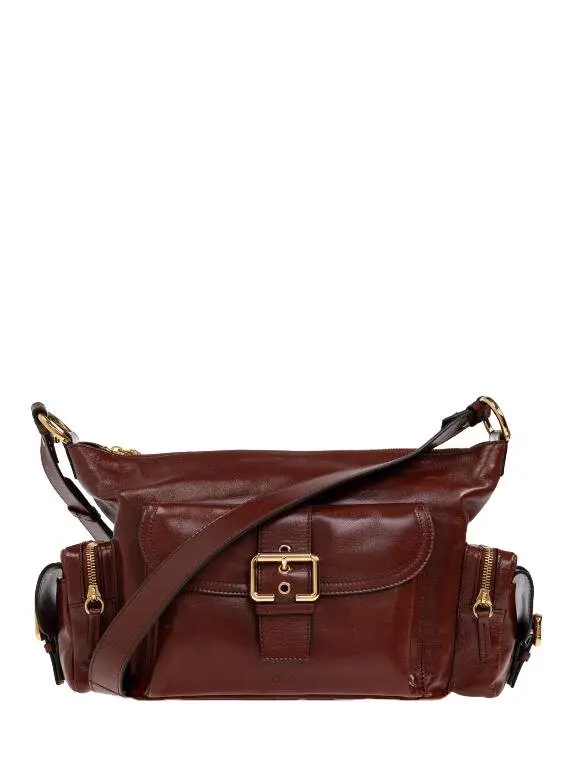 Chloé Medium Camera Handbag With Buckle Detail - Red