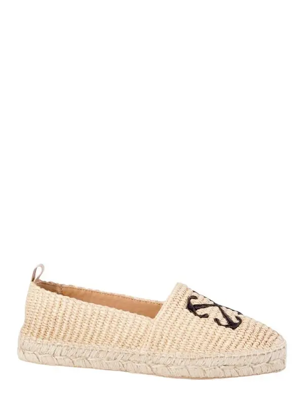 Off-White Arrow Slip-on Espadrilles - Nude