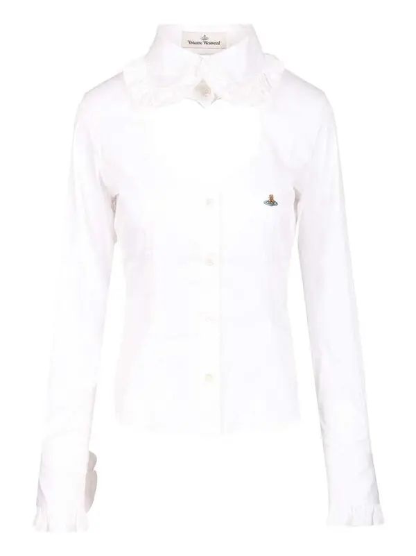 VIVIENNE WESTWOOD Toulouse Frill Shirt - White