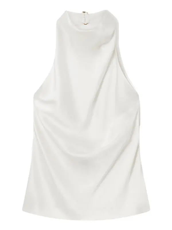 Stella McCartney Sleeveless Halterneck Top - Cream