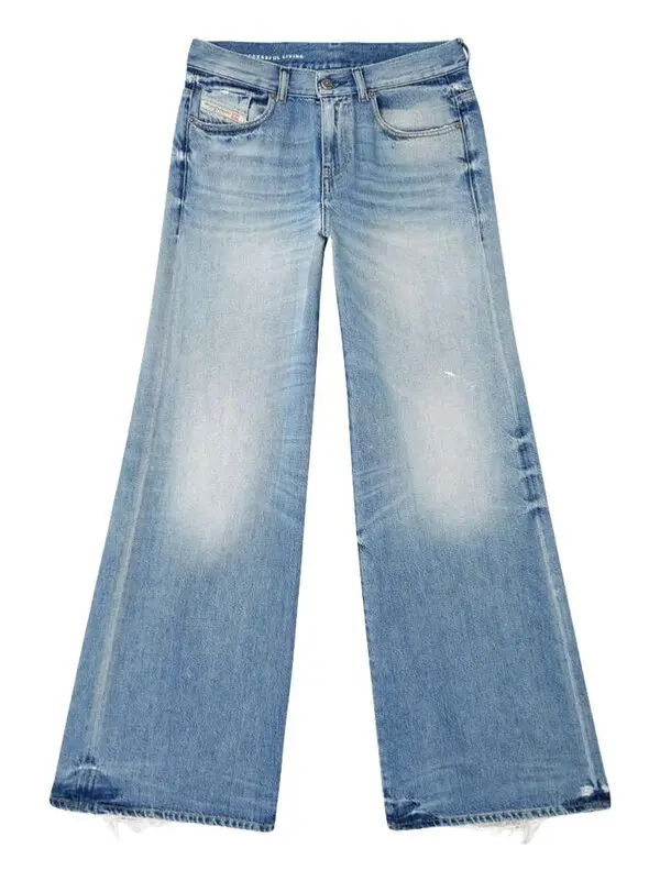 DIESEL® 1978 D-akemi Wide-leg Jeans - Light Blue