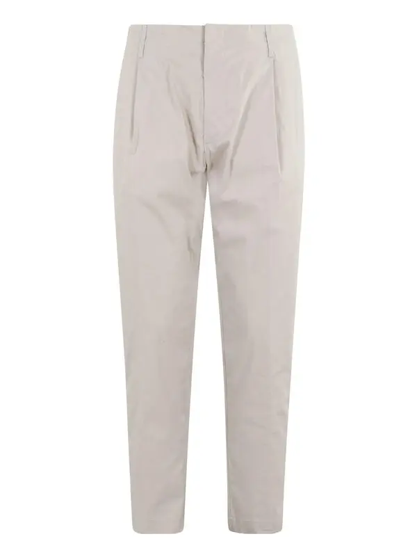 DONDUP Slim Cropped Pants - Beige