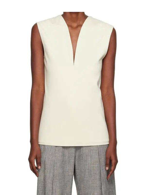 LANVIN Sleeveless Top - White